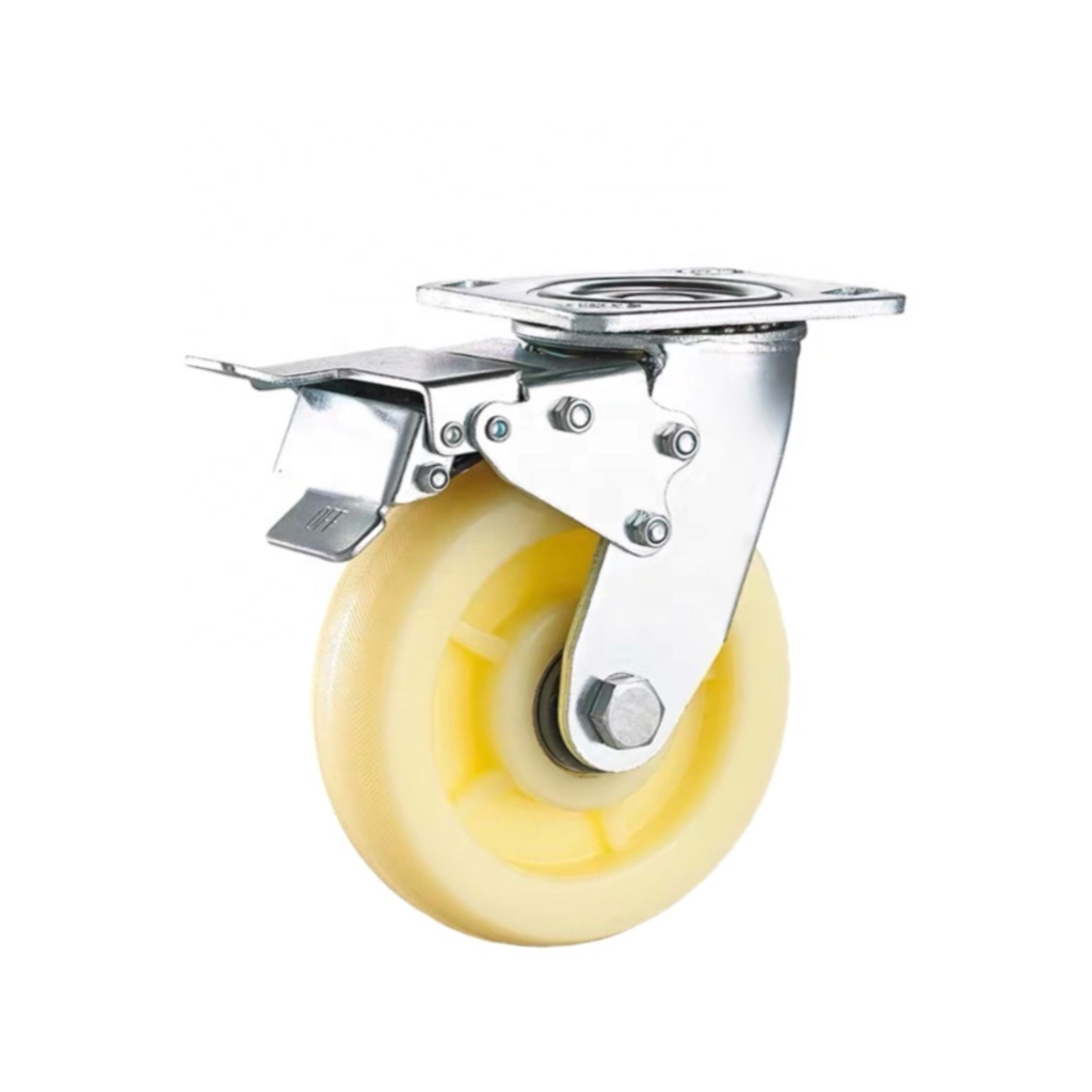 Universal Caster With Brake Caster Wheel 100mm Industrial Castor Wheel ...