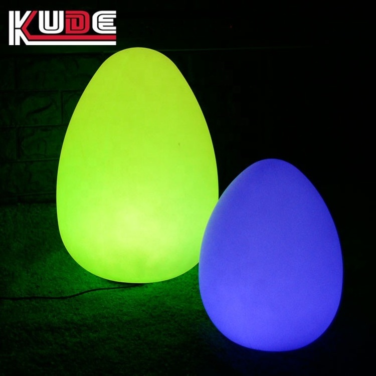16 Color changing LED egg light for indoor playground decoration ...