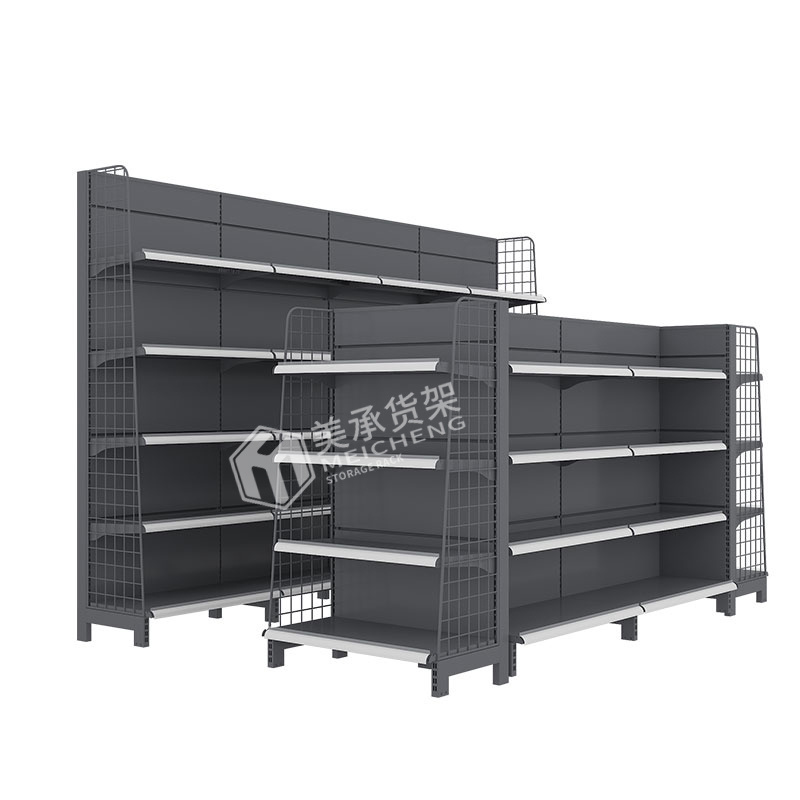 Retail Store Shelves Display Gondola Rack Shelving Store Racks Display ...