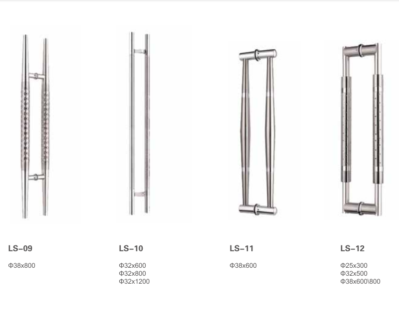 Luxury Stainless Steel H Type Shower Door Handle Back To Back Ladder ...