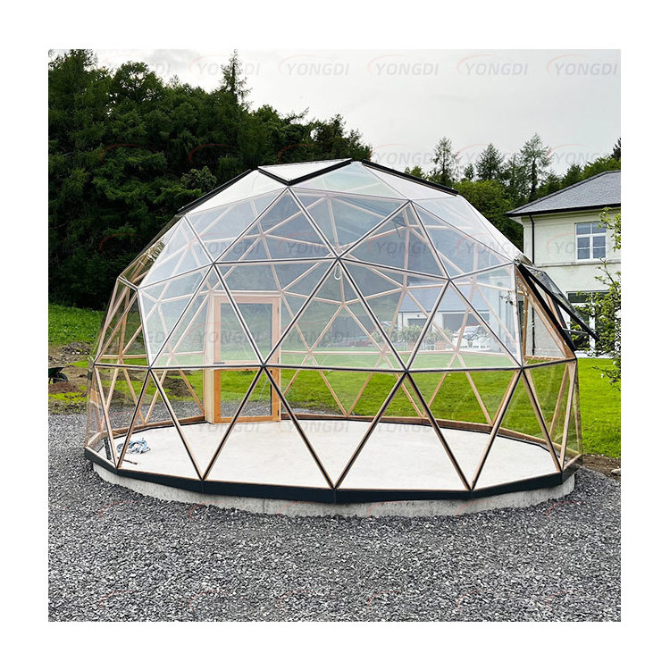 Low cost outdoor solar garden geodesic 6063 aluminum profile round ...