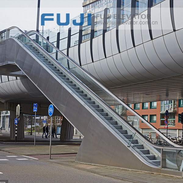 Nantong Fuji outdoor indoor handrail band escalators electric Escalator ...