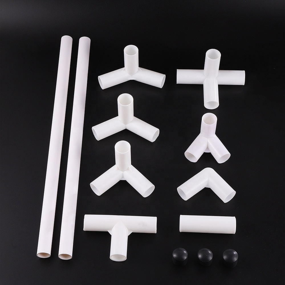 Inside Diameter 19mm PVC Pipe Connector For Furniture 60 90 120 135 ...