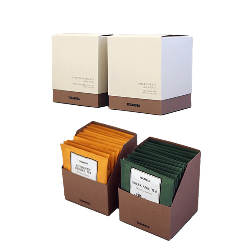 Tea Product Package Boxes Recyclable Universal Irregular Shape Tea ...