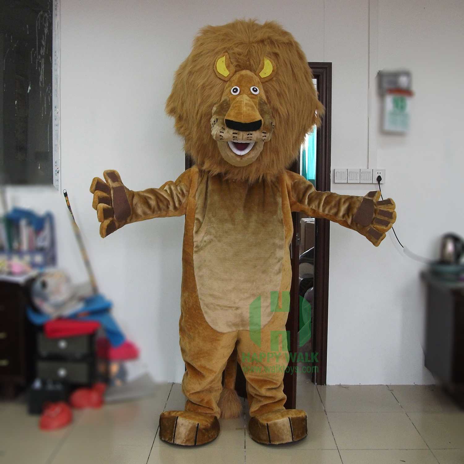 Lion Alex mascot customized EVA Anime cartoon animals funny costume for ...