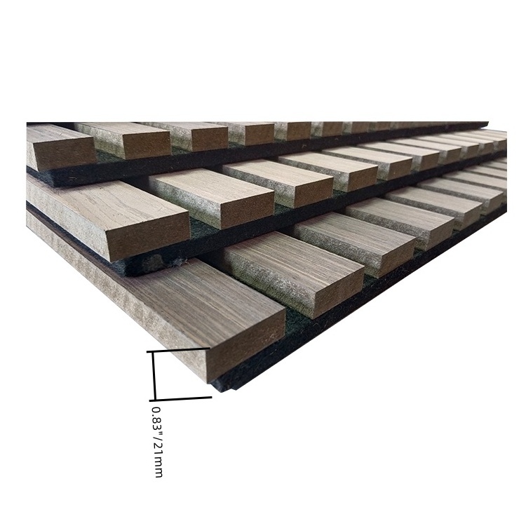 Akupanel Decorative Studio Diffuser Wood Slat Sound Proofing Wooden ...