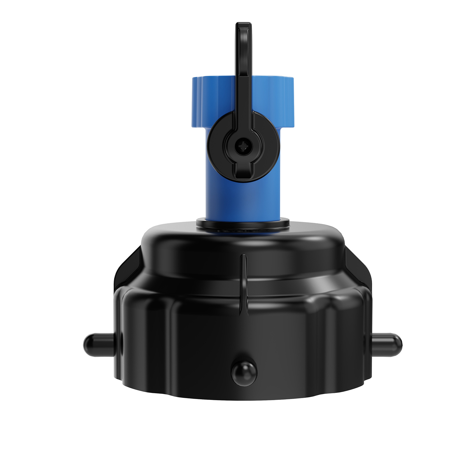 RV Sewer Hose Rinse Cap with Convenient Shut-Off Valve, 4-Way Water ...