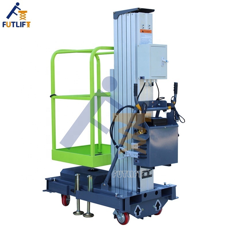 Vertical Ladder Lift Platform Hydraulic Aluminum Lift for Billboard ...