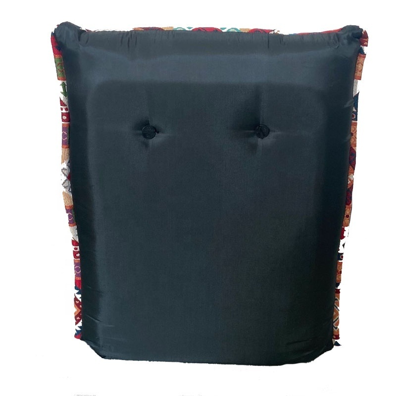 Padded extra wide muslin meditation chair with adjustable back support ...