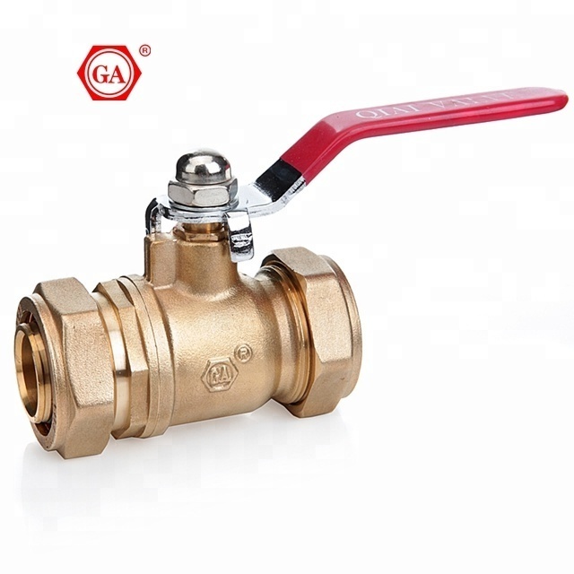 GA-1815-1 Gas Ball Valve PEX Aluminum pipe fitting Valve Female ...