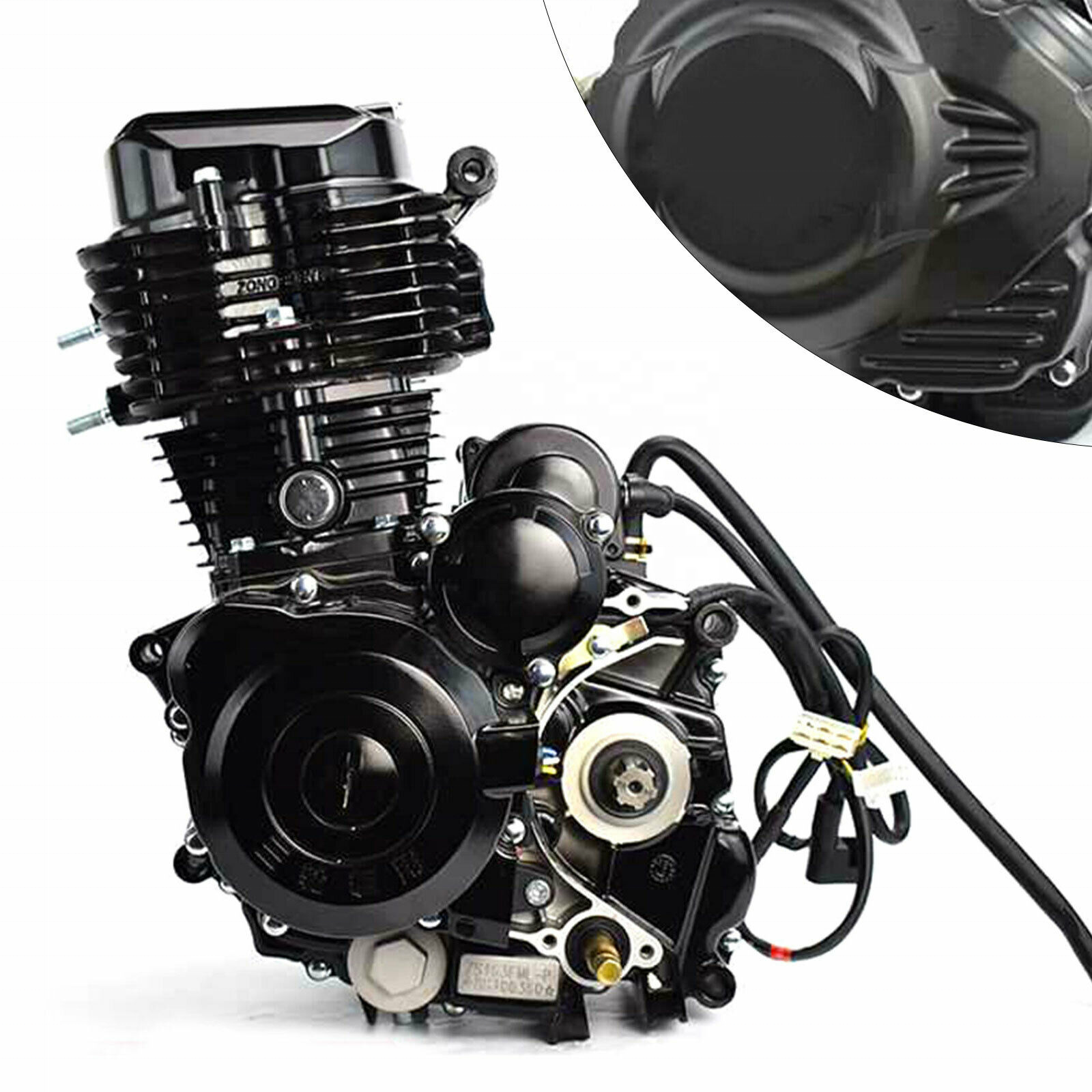 Motorcycle Engine 350cc 13.5KW Water-cooled Single Cylinder 4 Stroke ...