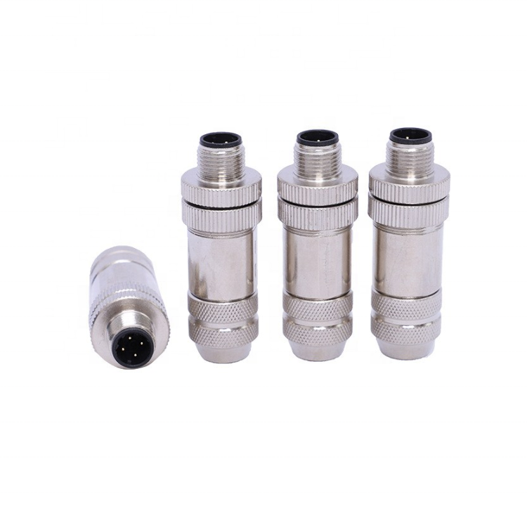 Beat price M12 connector M12 4 Pin A coded Female Male Assembly ...