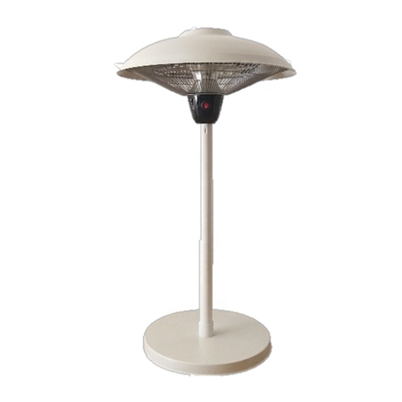 Floorstanding portable electric patio heater standing outdoor halogen ...