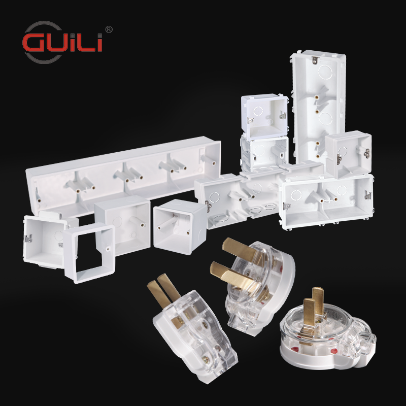 Pvc Electrical Boxes Flush Mounting Waterproof Junction Box 220V Switch ...