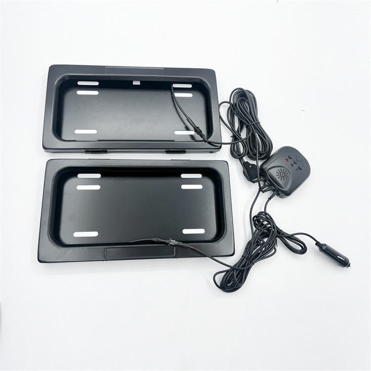 Electric Remote Control License Plate Frame with Hidden Blind - US Car ...