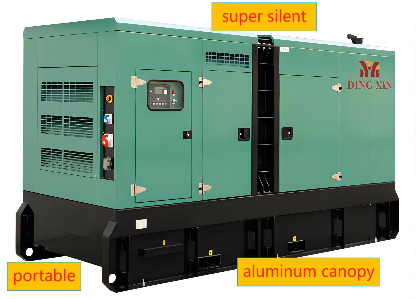 Three Phase Soundproof Water Cooled Diesel Power Station Home Use ...
