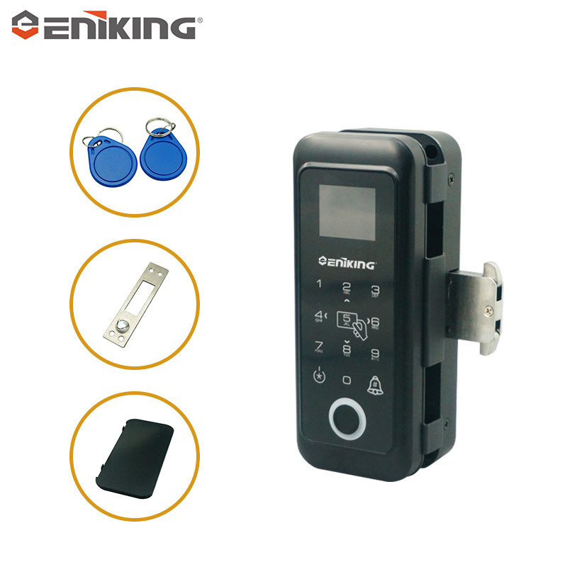 Apartment Room Keyless Entry Glass Door Lock Automatic Electronic Smart ...