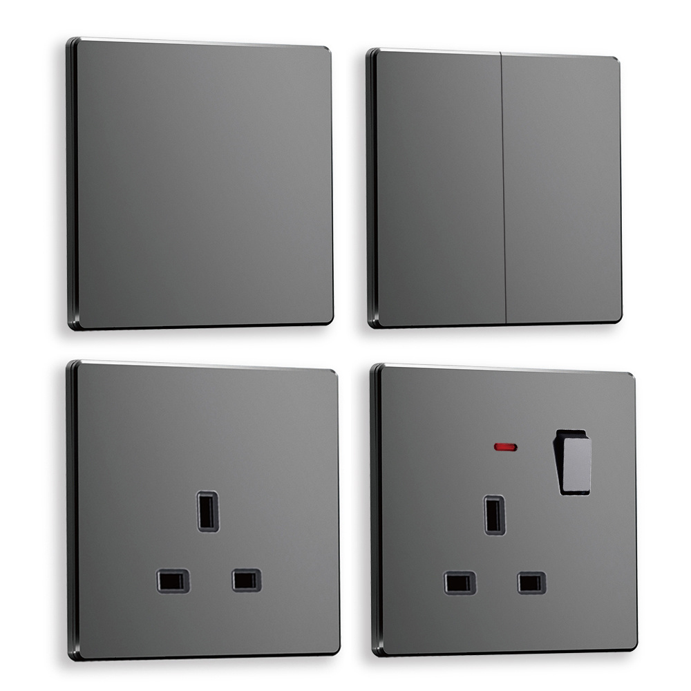 Foshan Supplier 250V 13A 3 Gang Universal Light Switch Hotel Double UK ...