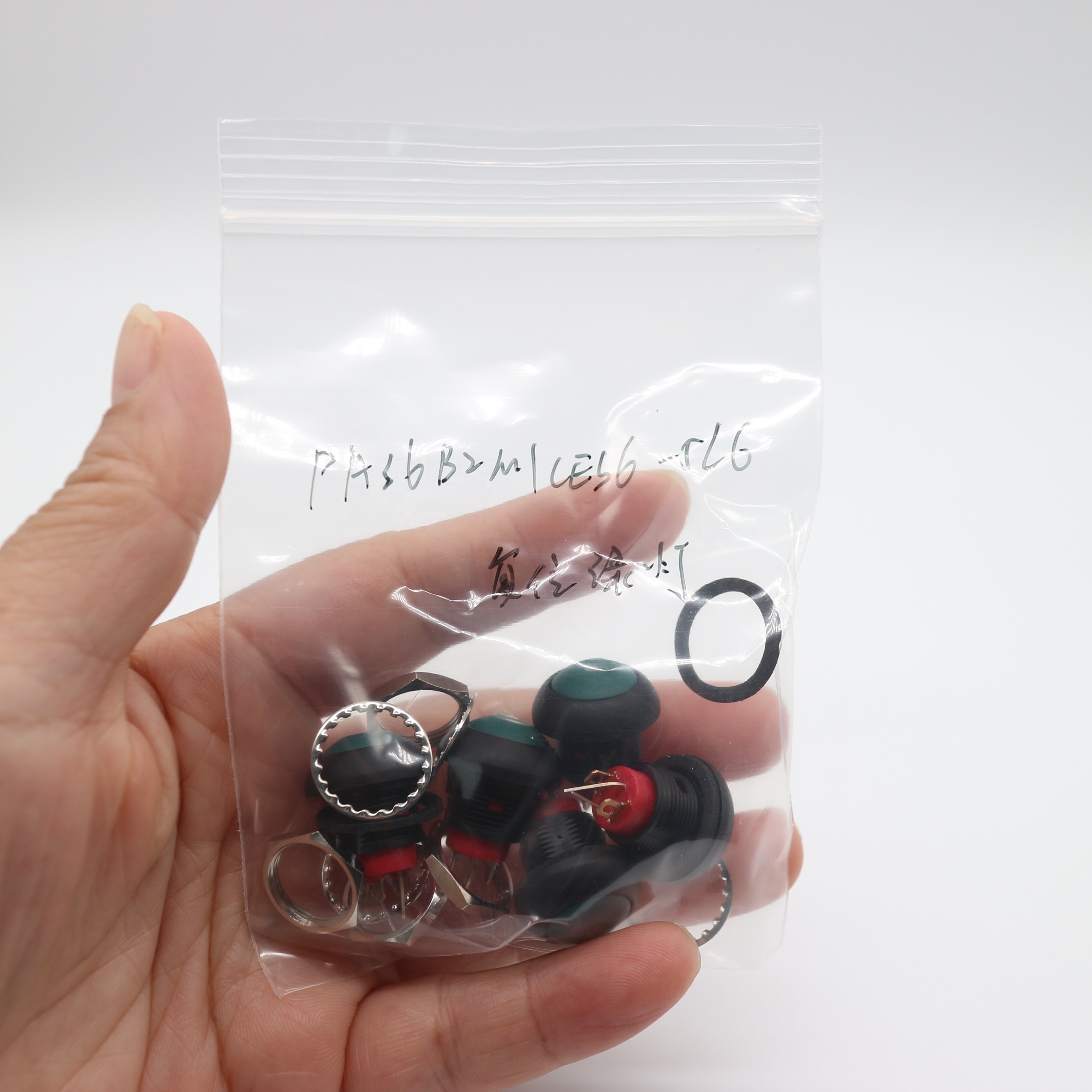 IP67 led plastic push button switch plastic momentary push button ...