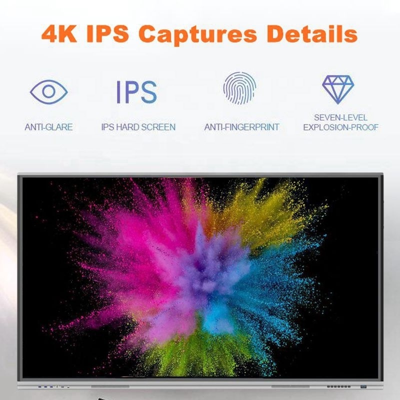 Universal 4K Education Classroom Interactive Flat Panel Digital School ...