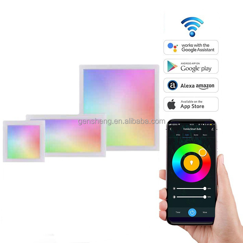 Etl 4 Inch Smart Slim Wifi App Control Cct Adjustable Round Square Rgb ...