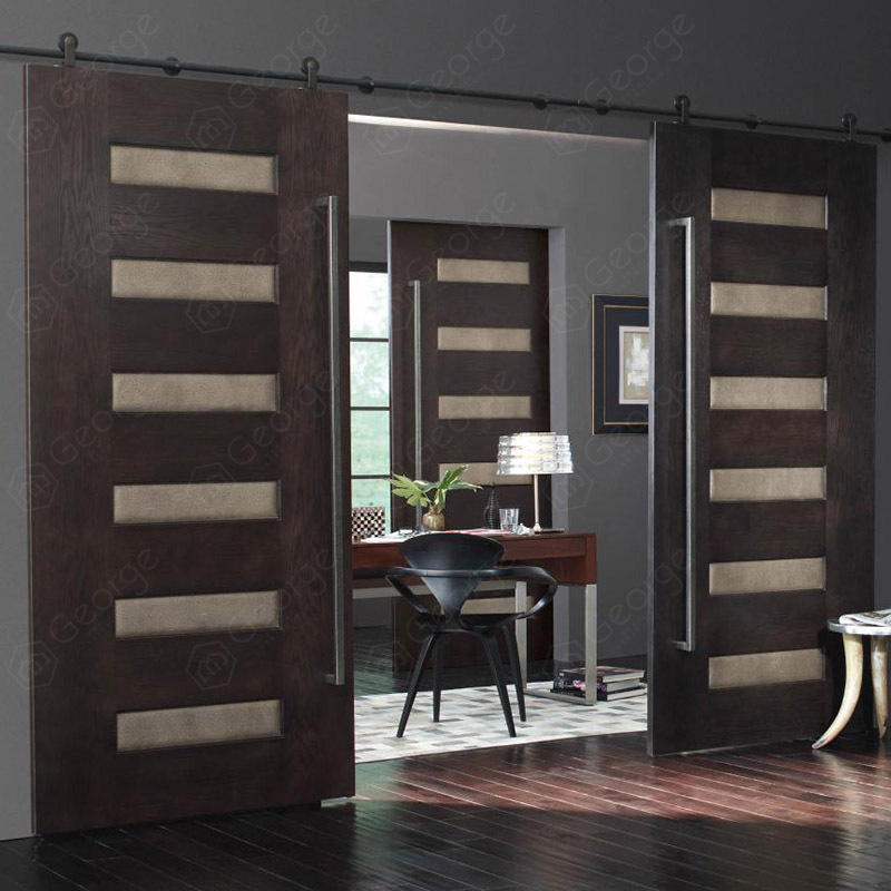 New design interior modern aluminum pivot door rotate 360 degrees ...