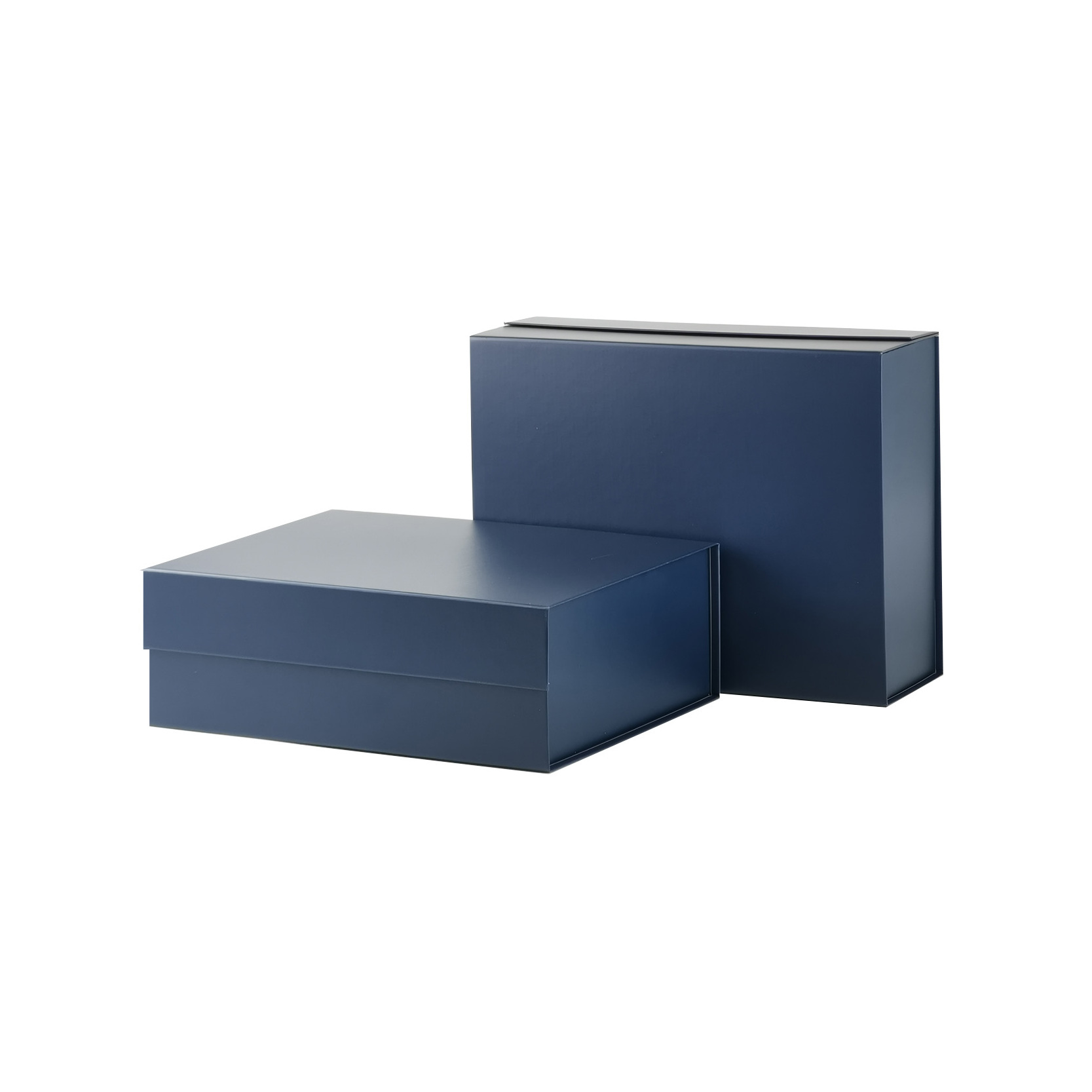 Wholesale bulk retail packaging navy blue color rigid magnetic lock ...