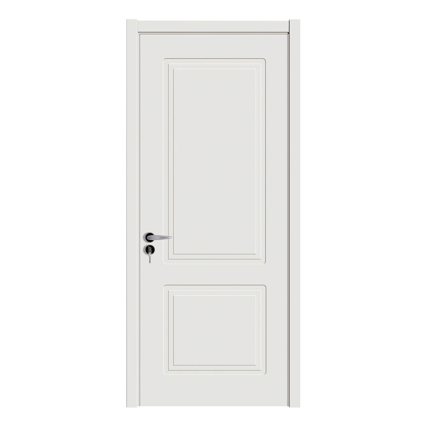 Factory Wholesale Light Color Series Interior PVC MDF Wooden Doors For ...