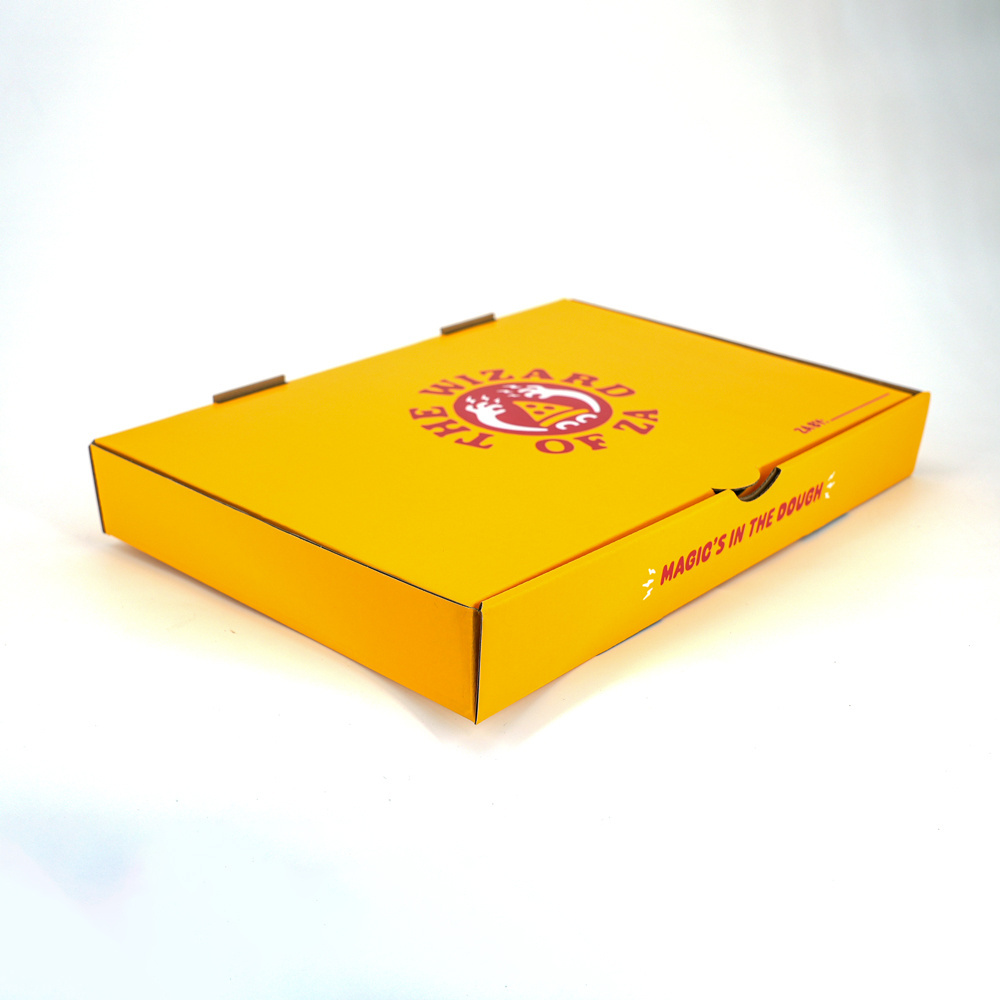 Food Grade Custom Printed Yellow Color 12 Inch Kraft Corrugated ...