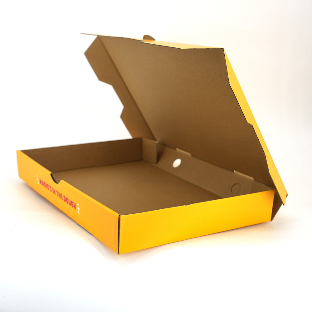 Food Grade Custom Printed Yellow Color 12 Inch Kraft Corrugated ...