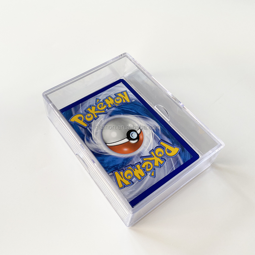 Playing Card Deck Plastic Organizer Empty Storage Box Clear Card Snaps ...