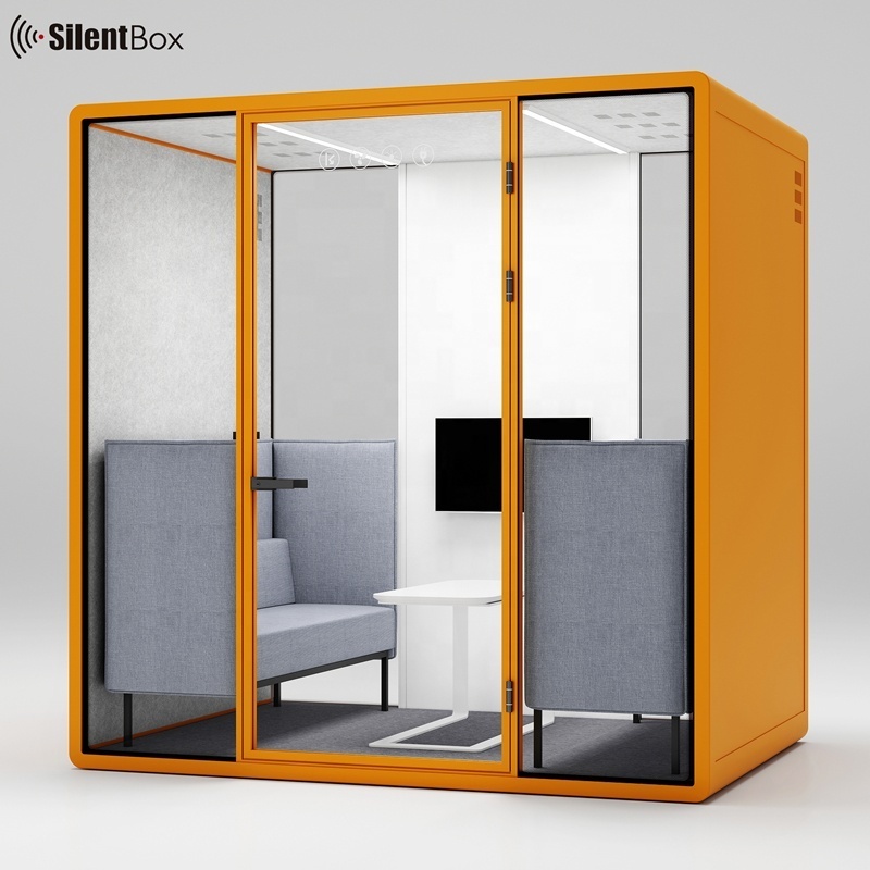 Colorful soundproof portable office pods meeting work office pod price ...