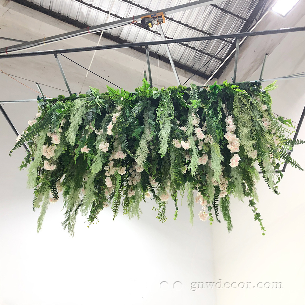 GNW High Quality Artificial Green Plants Hanging Ceiling Party Stage ...