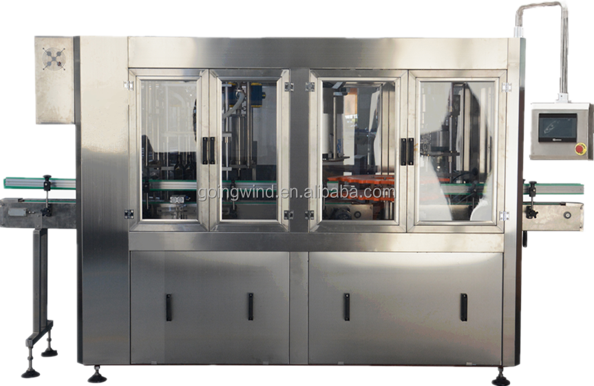 Automatic water cola bottle filling machine auto carbonated soda soft ...