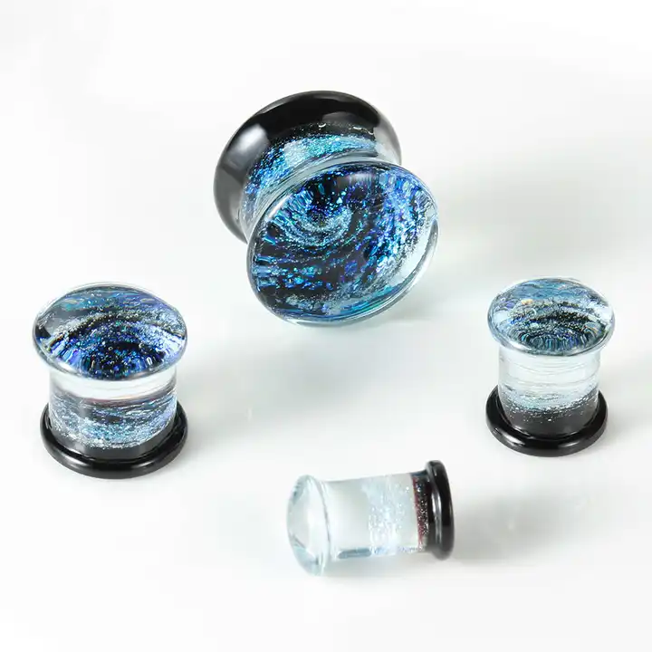 Ear Gauge Expander Stretching Piercing Kit Sets Flesh Tunnels Saddle ...