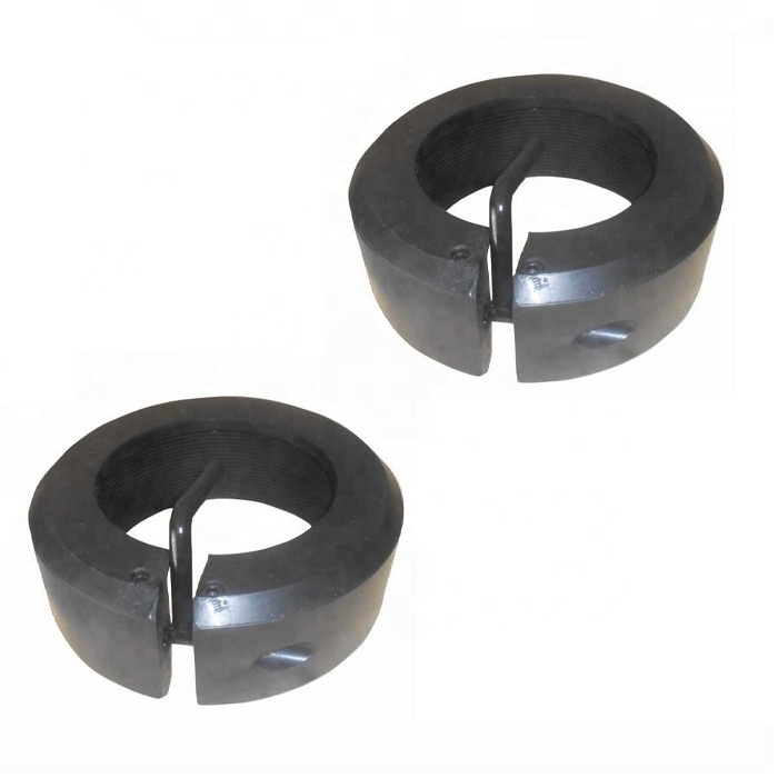 Round rubber thread protector clamp-on thread protector for casing ...