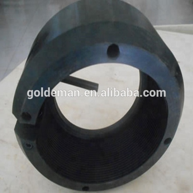 Round rubber thread protector clamp-on thread protector for casing ...