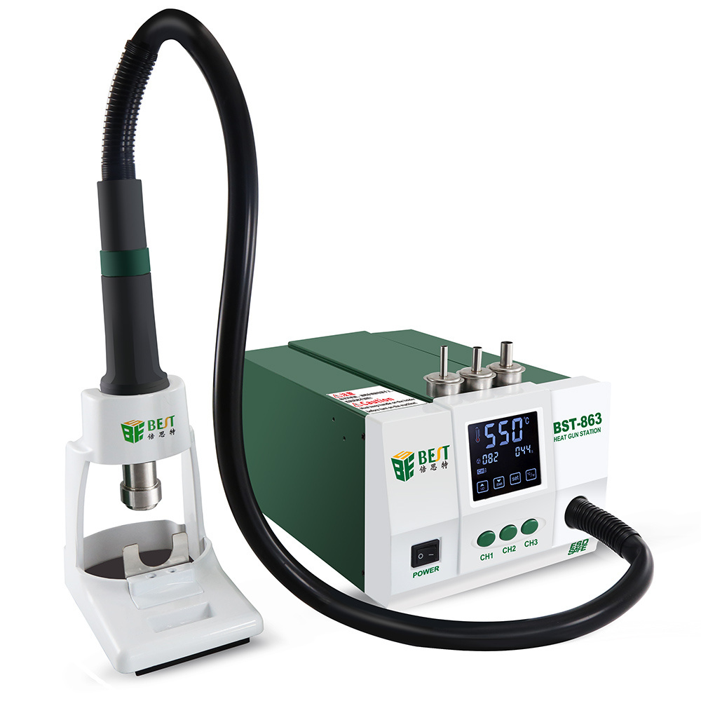 Hot Air Gun 1200W BGA Rework Solder Station Soldering Heat Air Gun ...