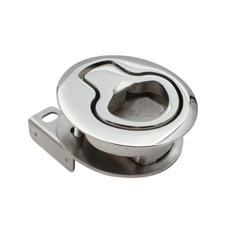 2inch stainless steel 316 Flush Pull Ring Slam lock Push to close Boat ...