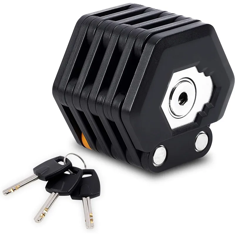 High Quality Foldable Bike Cable Lock High Security Rod Hard Steel Lock ...