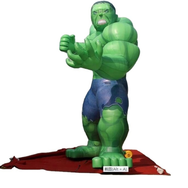 Hot selling 6m high pvc giant muscle man inflatable advertising huge ...