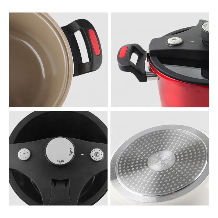 Aluminium Slow bakelite handle cooker Micro Pressure cooker 5 Lliter ...