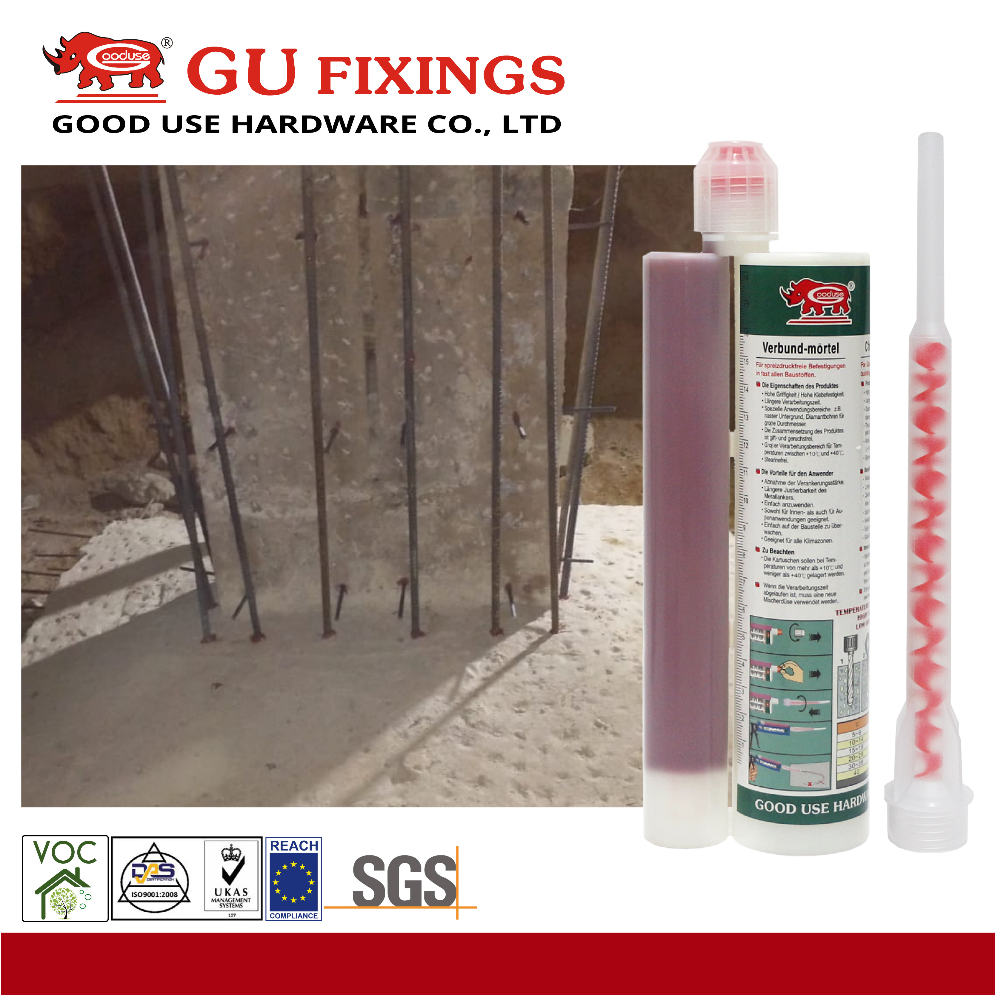 Excellent adhesion injection epoxy adhesive for civil and ...
