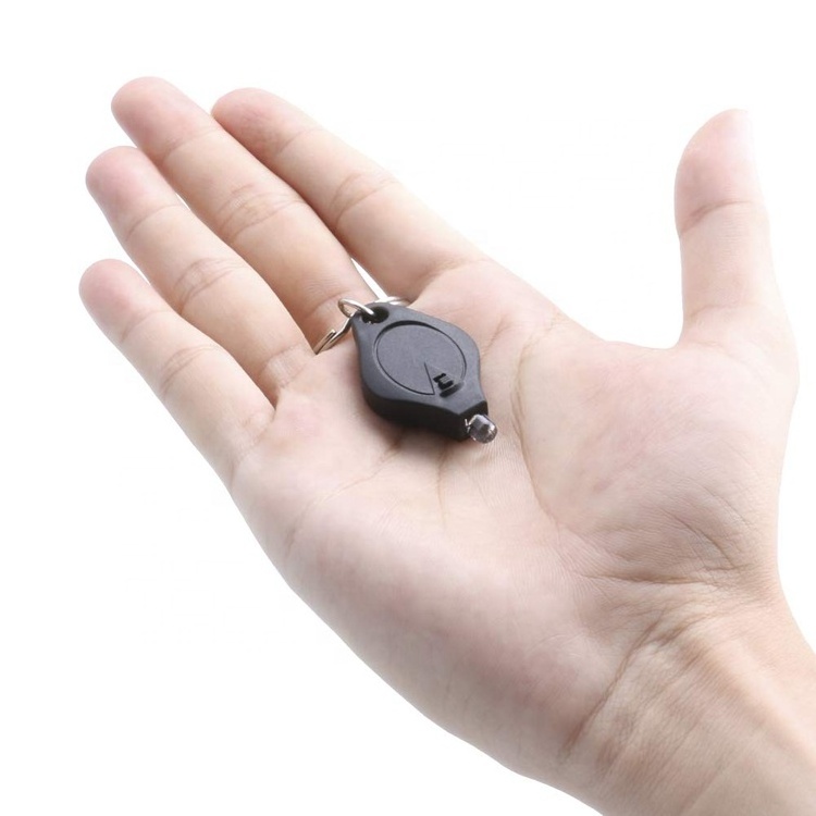 Plastic Keyring Flashlight Detection Torch Mini 395NM UV Keychain Light ...