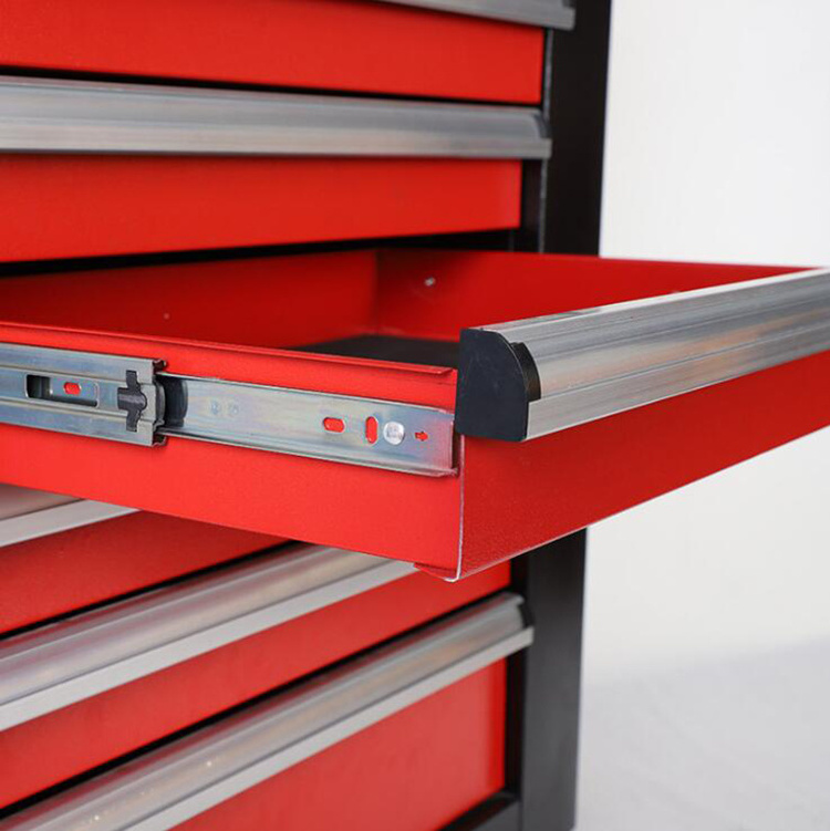 OEM ODM 7 Drawers Rolling Metal Tool Cabinet Trolley Cart With Workshop ...