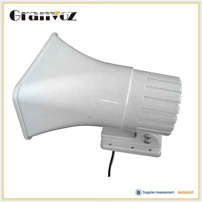 Plastic horn waterproof 8 ohm 30w Megaphone Bull outdoor Horn Speakers ...