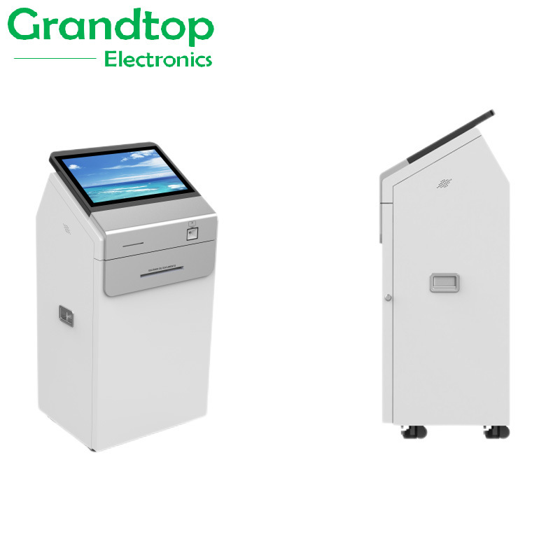 Self Kiosk Exchange Cash Payment Machine Floor Standing Passport ...