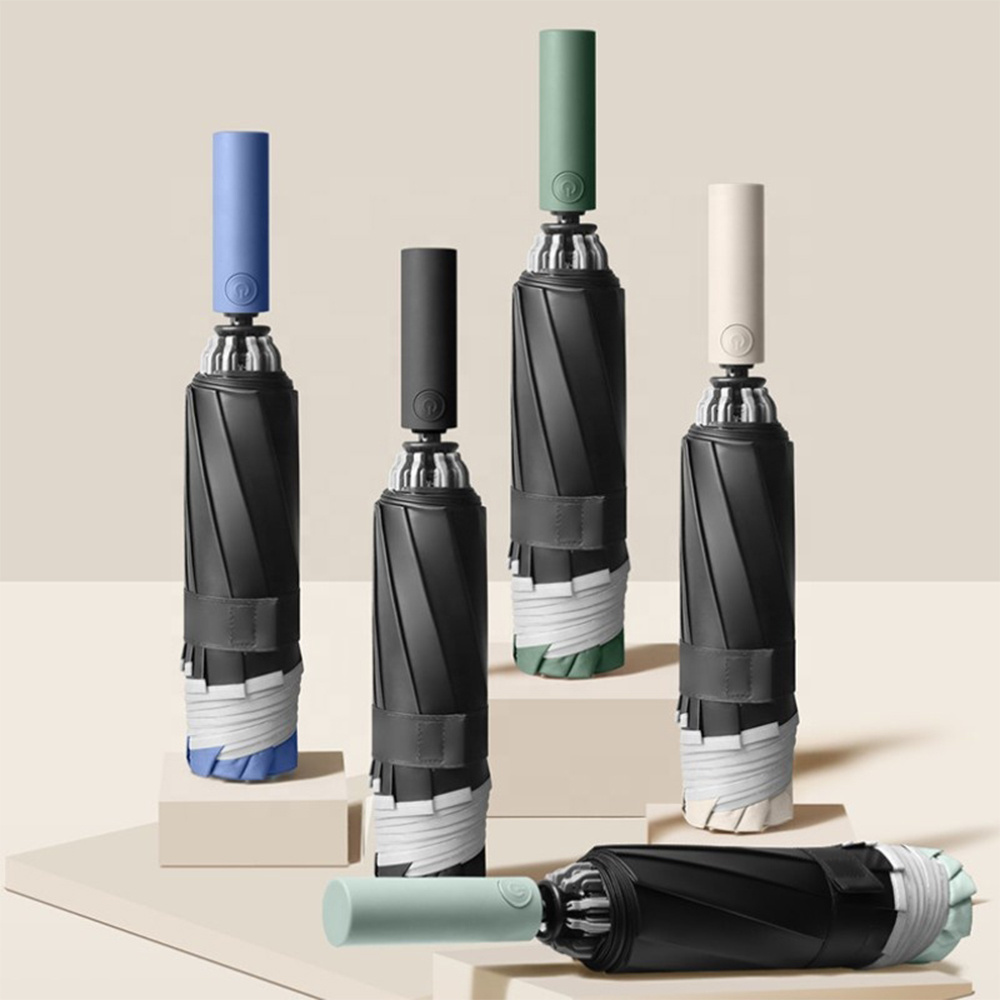 Led Flashlight Automatic Reflective Stripe Rain,Sun Umbrellas 10k 12k ...