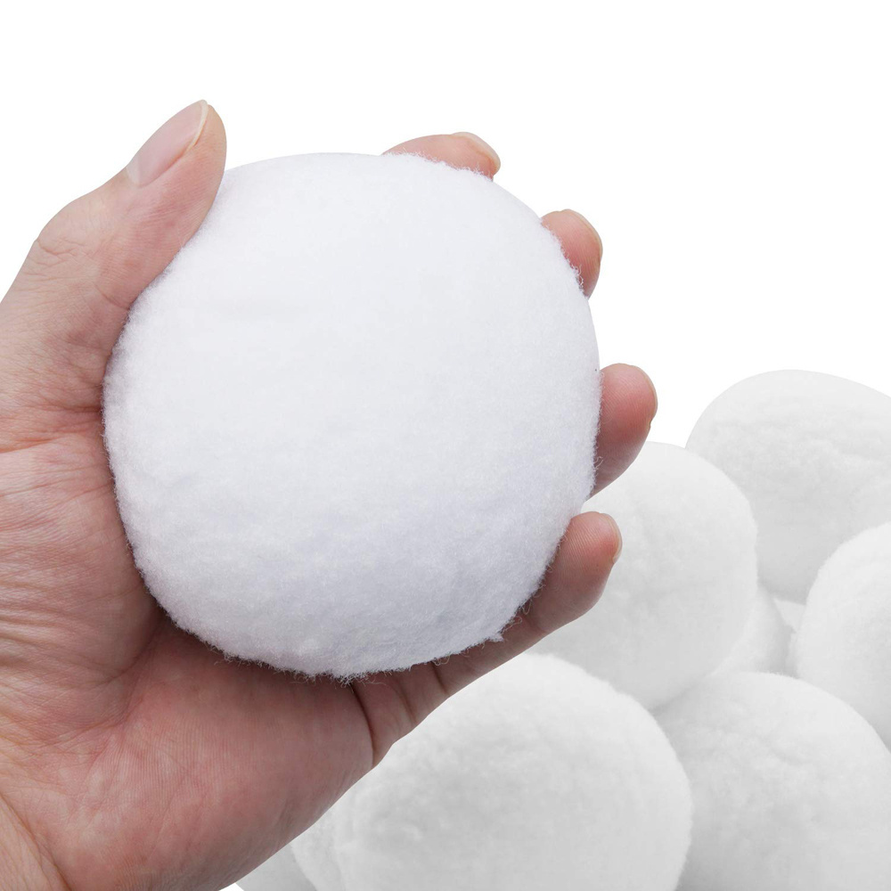 2020 White Artificial Indoor Snowball Soft Snowball For Fight ...