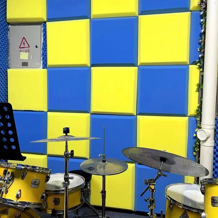 Black Sound Proof Foam Sound Absorption Studio Treatment Wall Panels ...